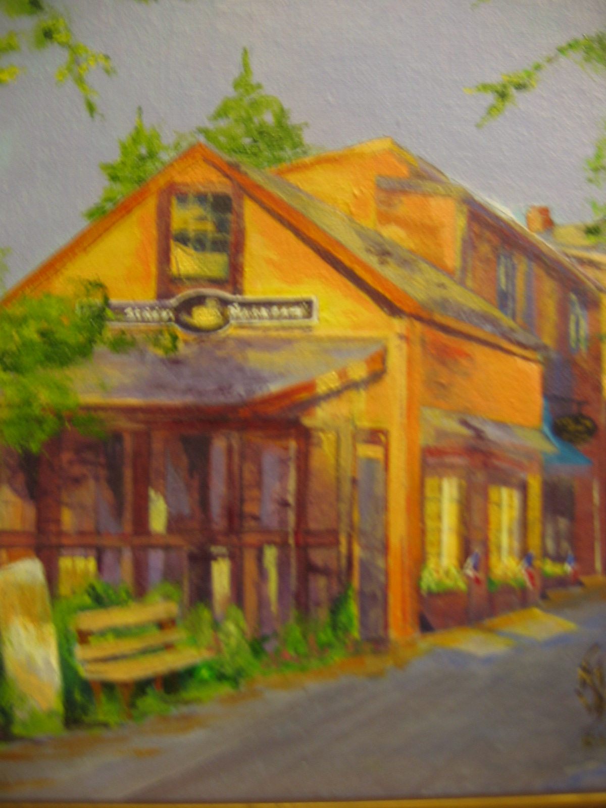 Main Street Back Alley Cafe after a Spring Rain – Margaret Wailes